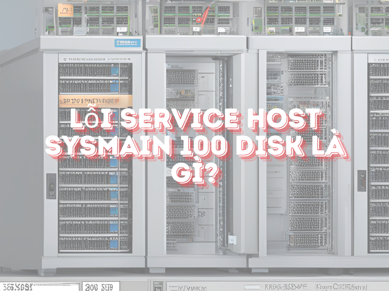 Lỗi Service Host Sysmain 100 Disk Là Gì? Và Cách Fix - Cloud Hosting ...
